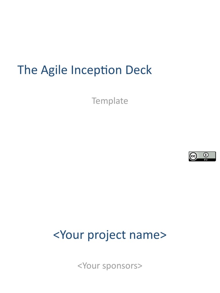 The Agile Inception Deck: Template | Download Free PDF | Systems ...
