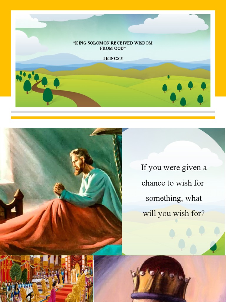 Solomon's Prayer for Wisdom | PDF | Religion & Spirituality