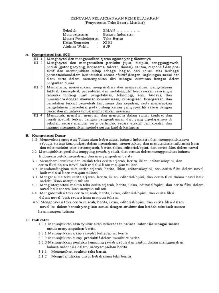 2c - Teks-Berita-Kerja Mandiri | PDF