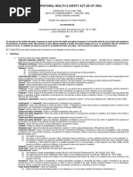 Zambia Occupational Health Act 2010 | PDF | Occupational Safety And ...