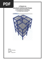 STRUCTURAL DESIGN Report | PDF | Structural Load | Bending