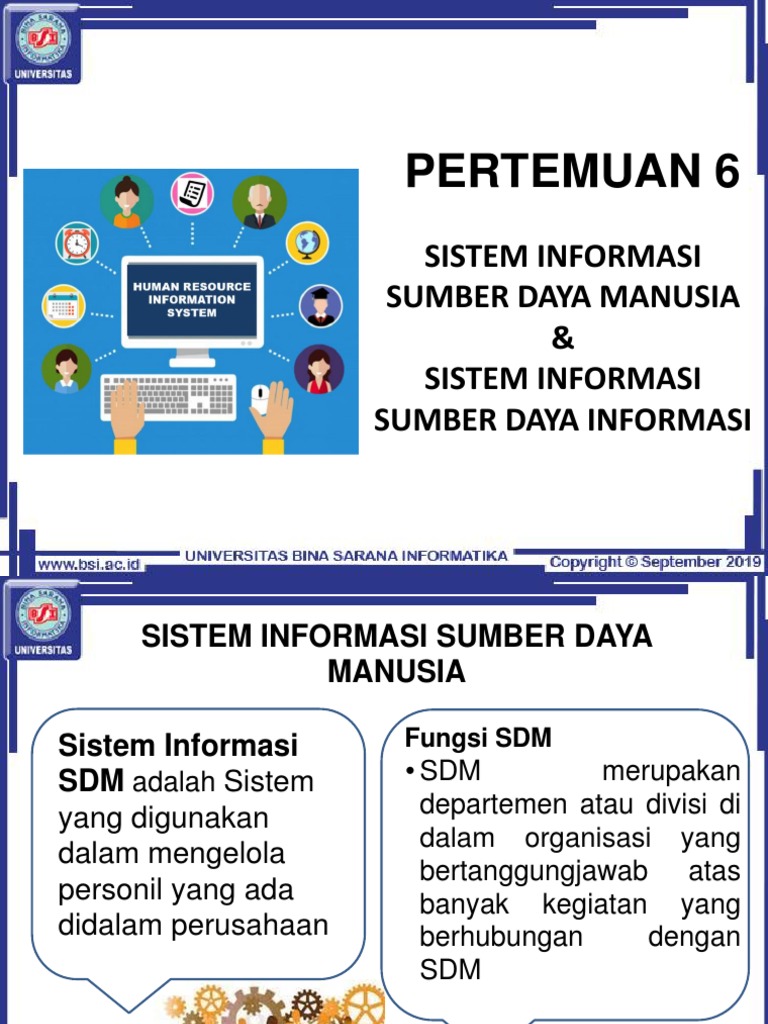 Sistem Informasi SDM & Keamanan | PDF
