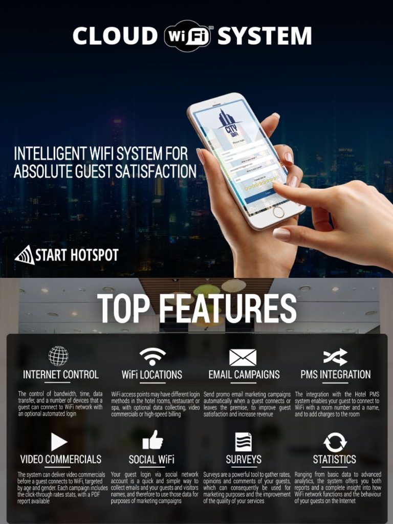 Intelligent WiFi Solutions for Hotels | PDF | Wi Fi | Internet Access