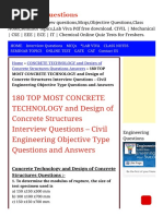 Construction Materials Mcqs With Answers PDF | PDF | Plaster | Brick