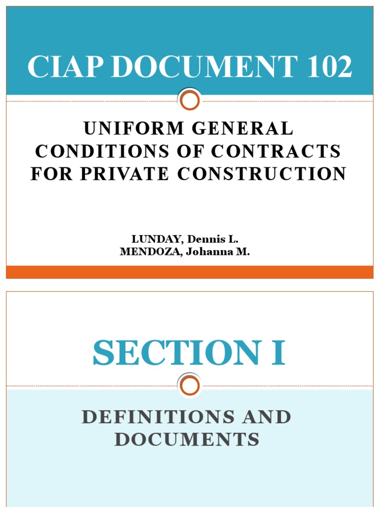 Ciap Doc 102 #2 | PDF | Surety | Specification (Technical Standard)