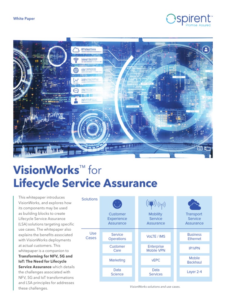 Visionworks Lifecycle Service Assurance: White Paper | PDF | Computer Network | Internet Of Things