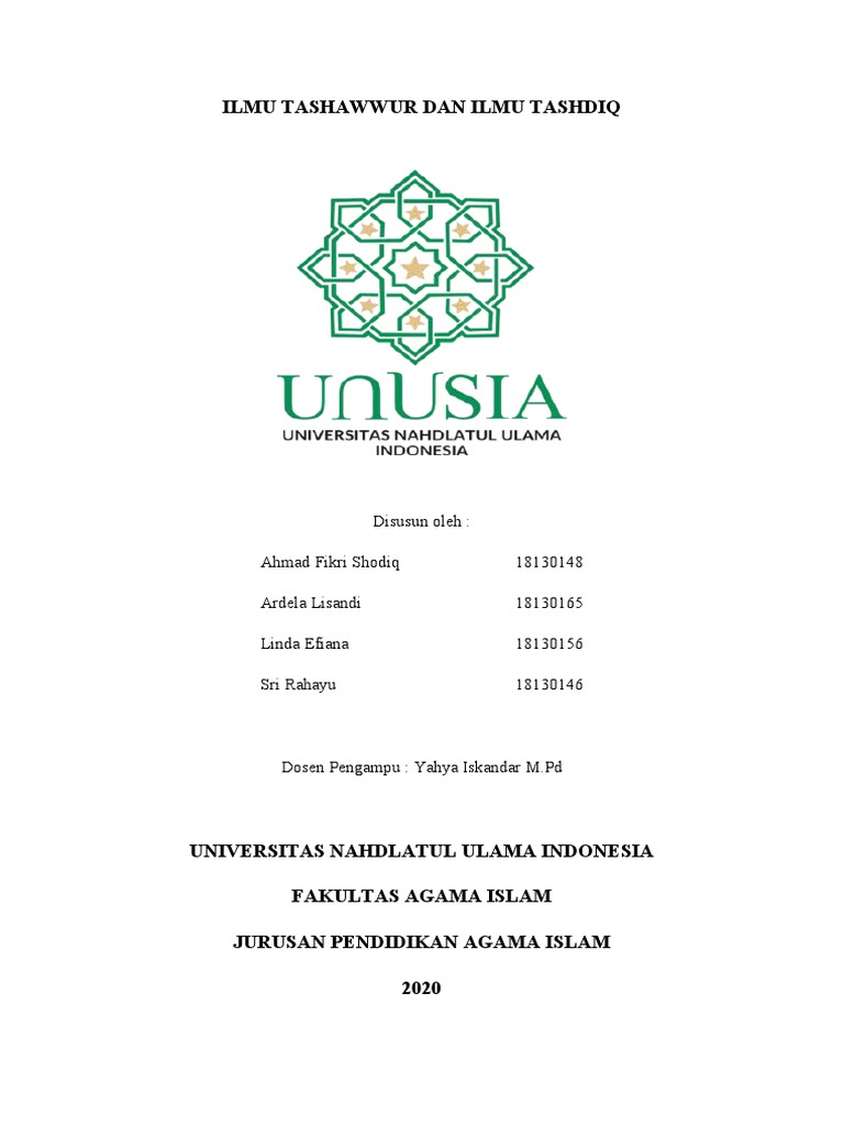 Ilmu Mantiq Kel. 2 | PDF | Filsafat | Agama & Spiritualitas