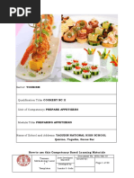 Tle Grade 9 (Cookery&Bpp) Syllabus | PDF | Cakes | Hors D'oeuvre