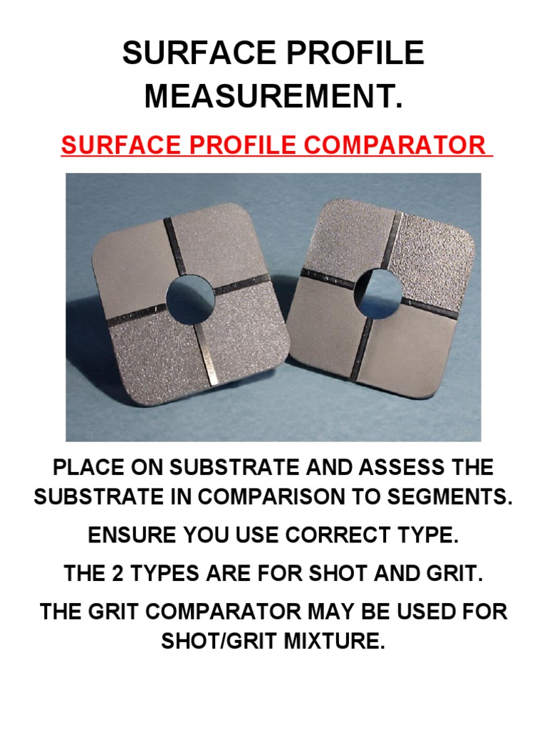 Surface Profile Measurement Surface Profile Comparator P | PDF