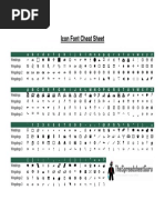 Wingdings Webdings Character Map Chart | PDF | Latin Script | Western ...