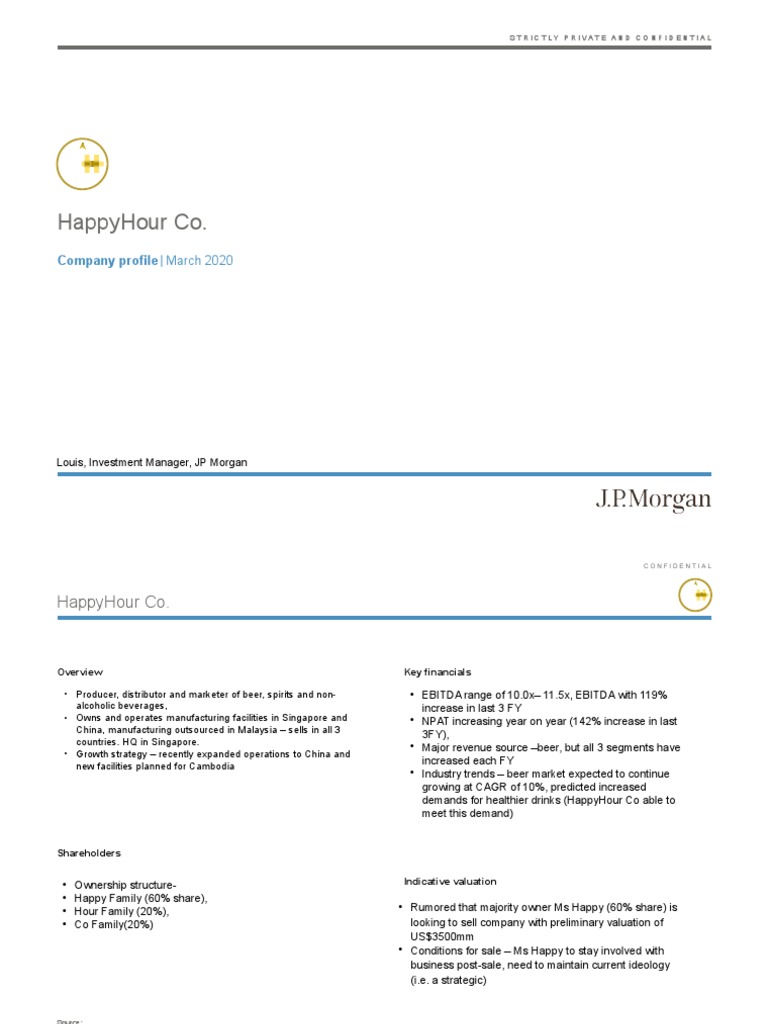 Task 2 - Company Overview Template v2 | PDF | Market (Economics) | Business