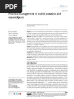 Acute Pain Equianalgesic Conversion Table | PDF
