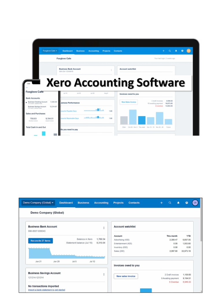 Xero Homepage and Dashboard Overview: A Guide to the Interface, Menus ...
