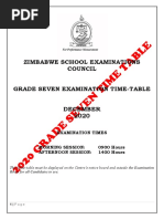 2025 SCHOOL CERTIFICATE TIME TABLE - Final 1 | PDF | Multiple Choice