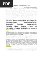 Siete Defectos de Carácter en AA | PDF | alcoholicos anonimos | Lujuria