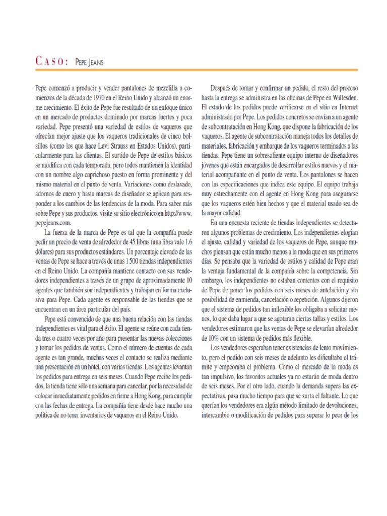 Caso Pepe Jeans | PDF
