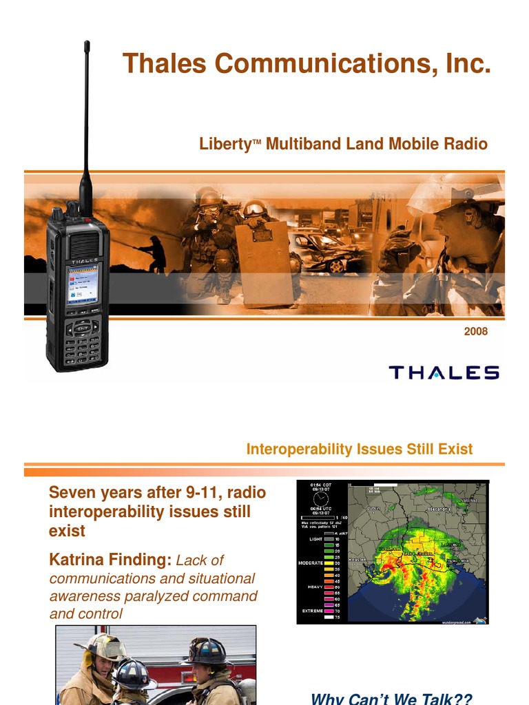Thales Liberty Radio: Solving Interoperability | PDF | Radio | Networks