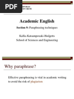 Paraphrasing Tool and Example | PDF | Understanding | Paragraph
