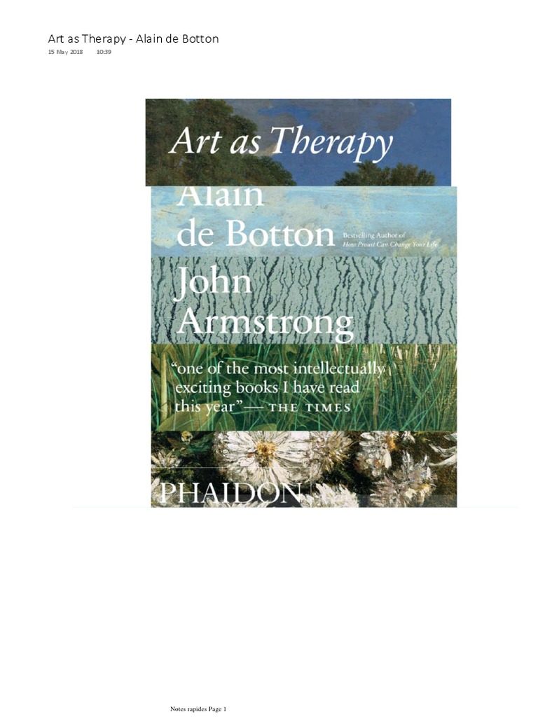 Art As Therapy Alain De Botton Pdf