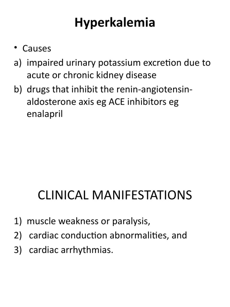 Hyperkalemia | PDF
