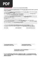 Live Life Claim Blank Template | PDF