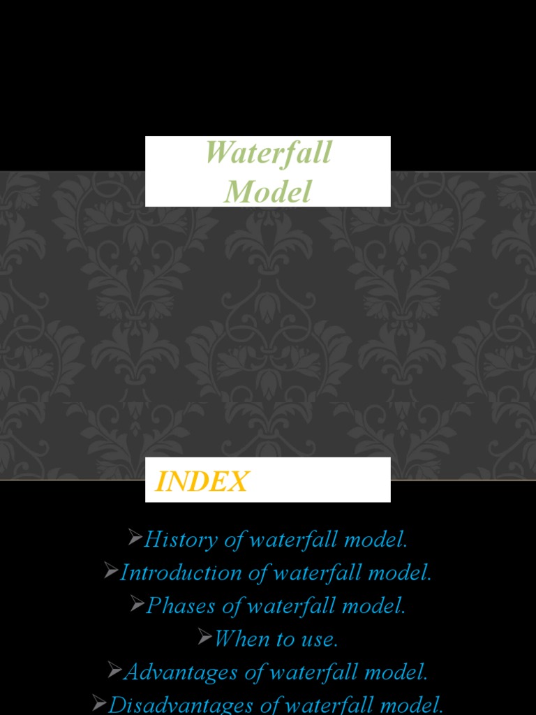 Overview of the Waterfall Model | PDF | Information Technology ...