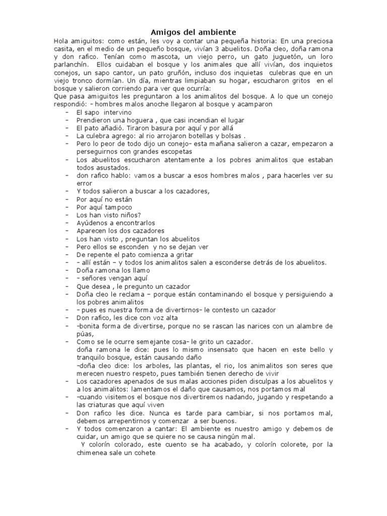 Cuento Titeres | PDF