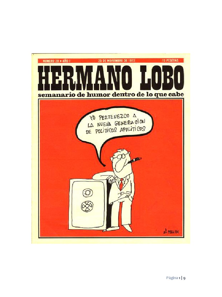 La Familia Española en El Tardofranquismo en Hermano Lobo | PDF | Humor ...