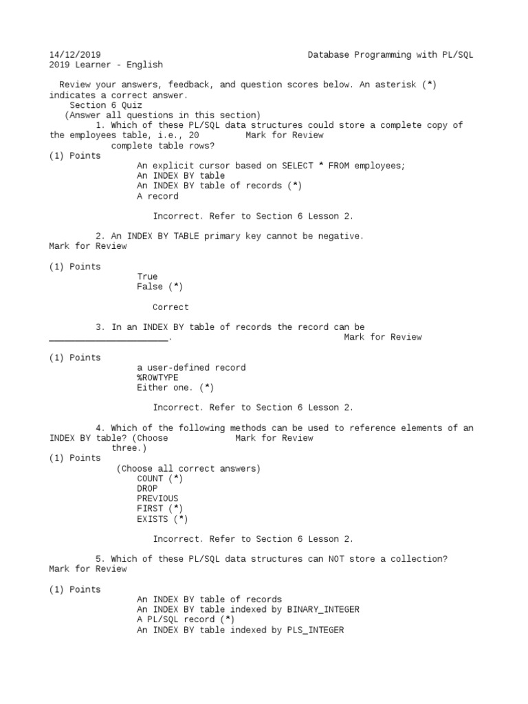 Database Programmrner English Merged | PDF | Database Index | Pl/Sql