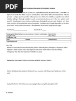 Initial Assessment Template 3 | PDF | Chaplain | Terminal Illness
