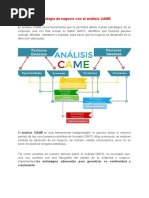 Análisis CAME - Matriz CAME (Plantilla Editable) | PDF | Análisis FODA ...
