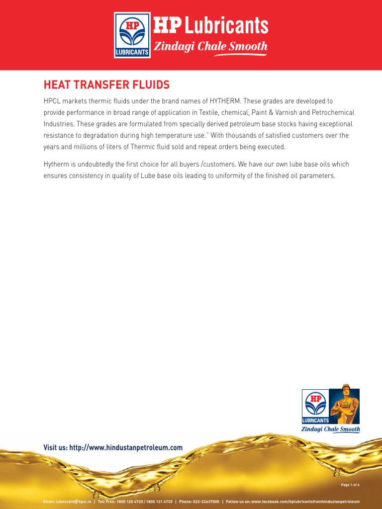 Heat Transfer Fluids | PDF | Heat Transfer | Coolant
