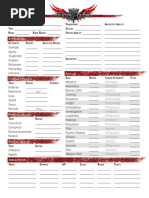 BESM Mecha Design Character Sheet | PDF | Military Technology