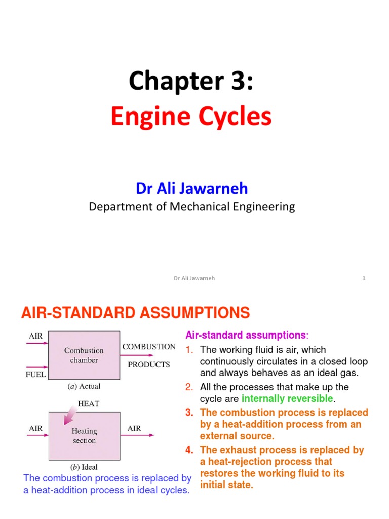Chapter 3 (Engine Cycles) | PDF | Internal Combustion Engine | Diesel ...