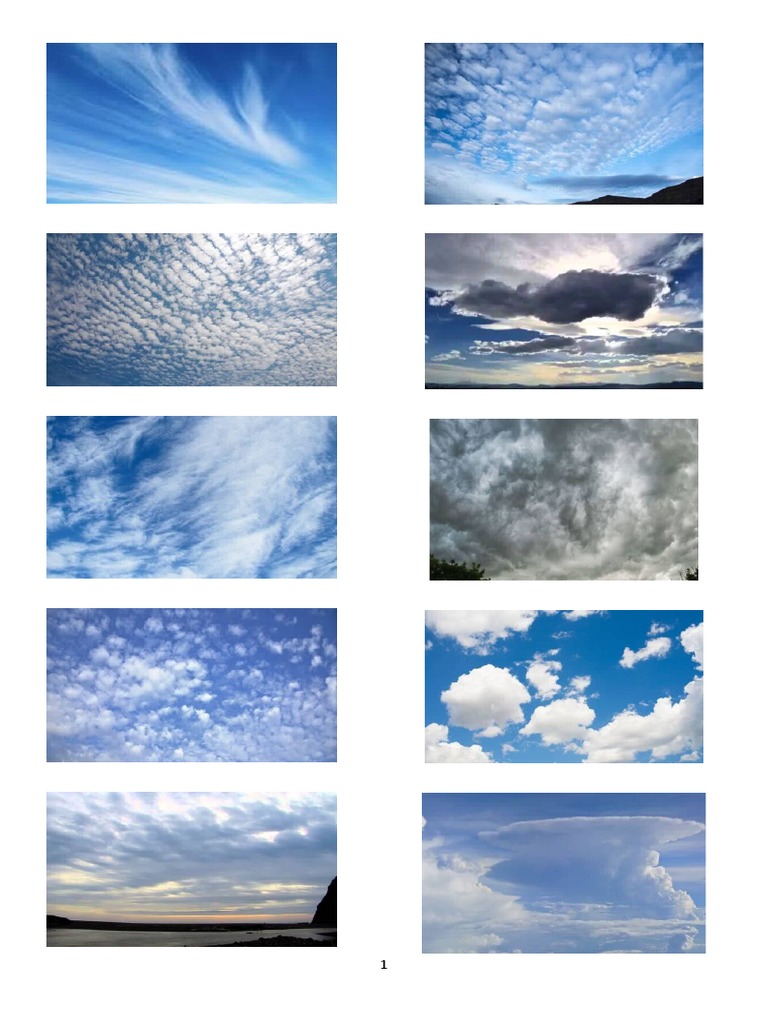 MACAM MACAM AWAN Tanpa Penjelasan | PDF