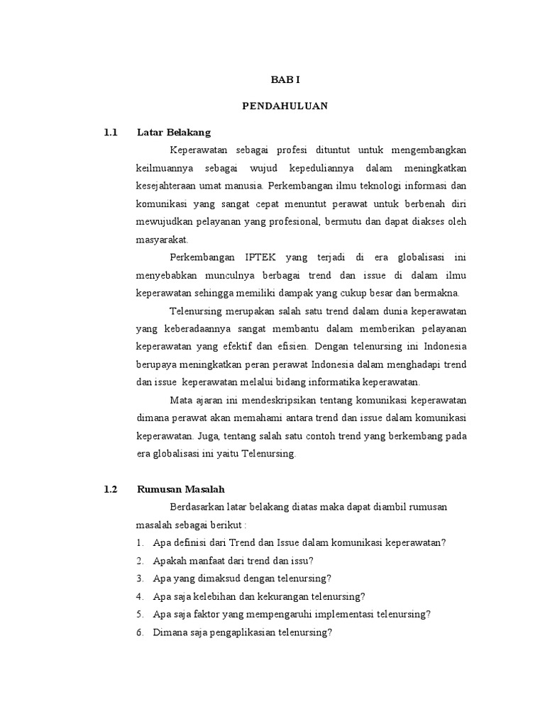 Bab Trend Dan Issue | PDF | Ilmu Sosial | Pengembangan Diri