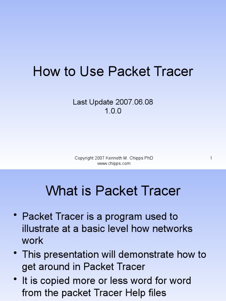 How To Use Packet Tracer | PDF | Computer Network | Data Transmission