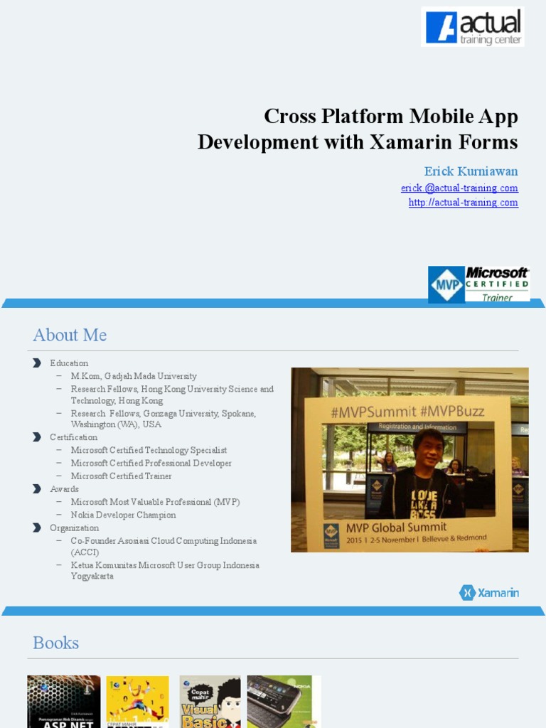 Introduction To Xamarin - Forms | PDF | Xamarin | Microsoft Software