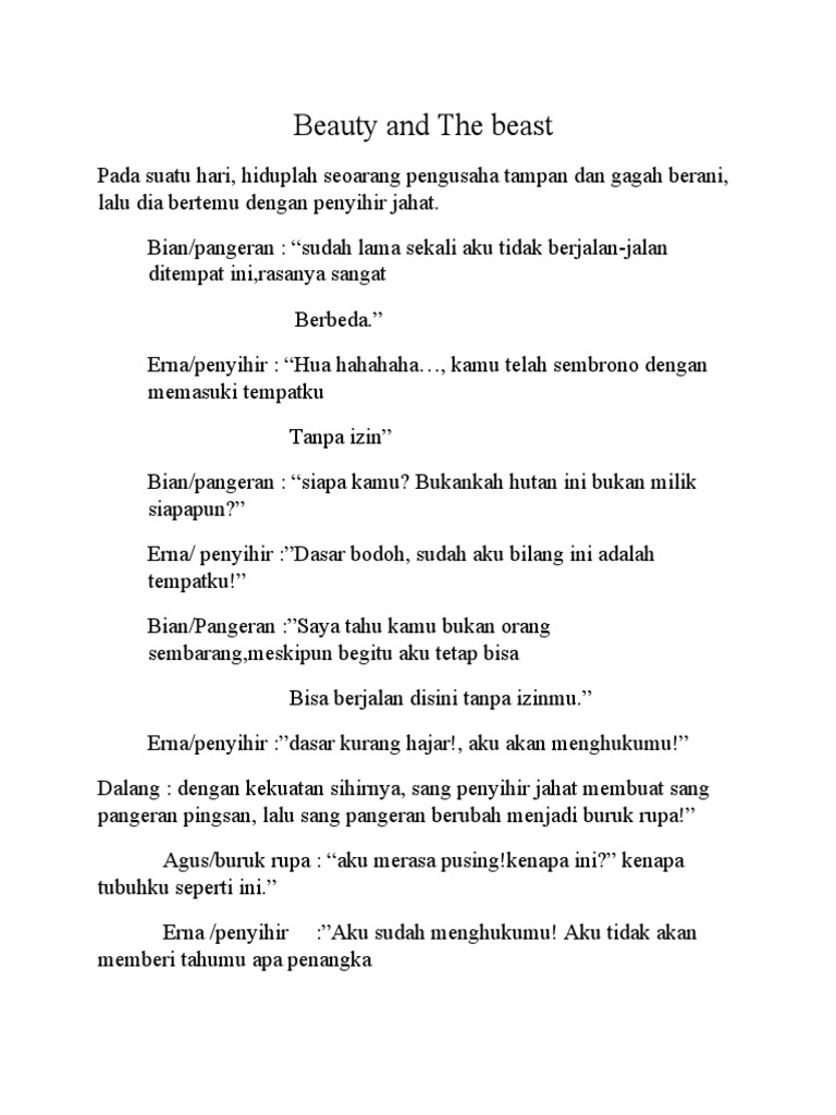 Beauty and The Beast | PDF