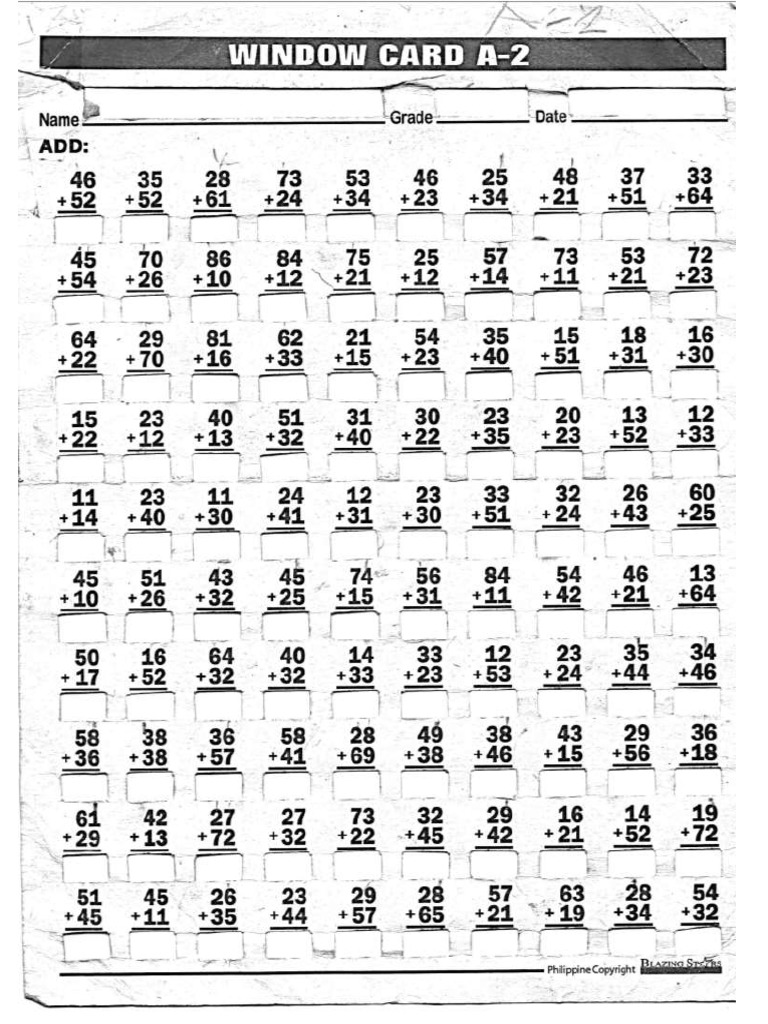 Window Card A2 | PDF