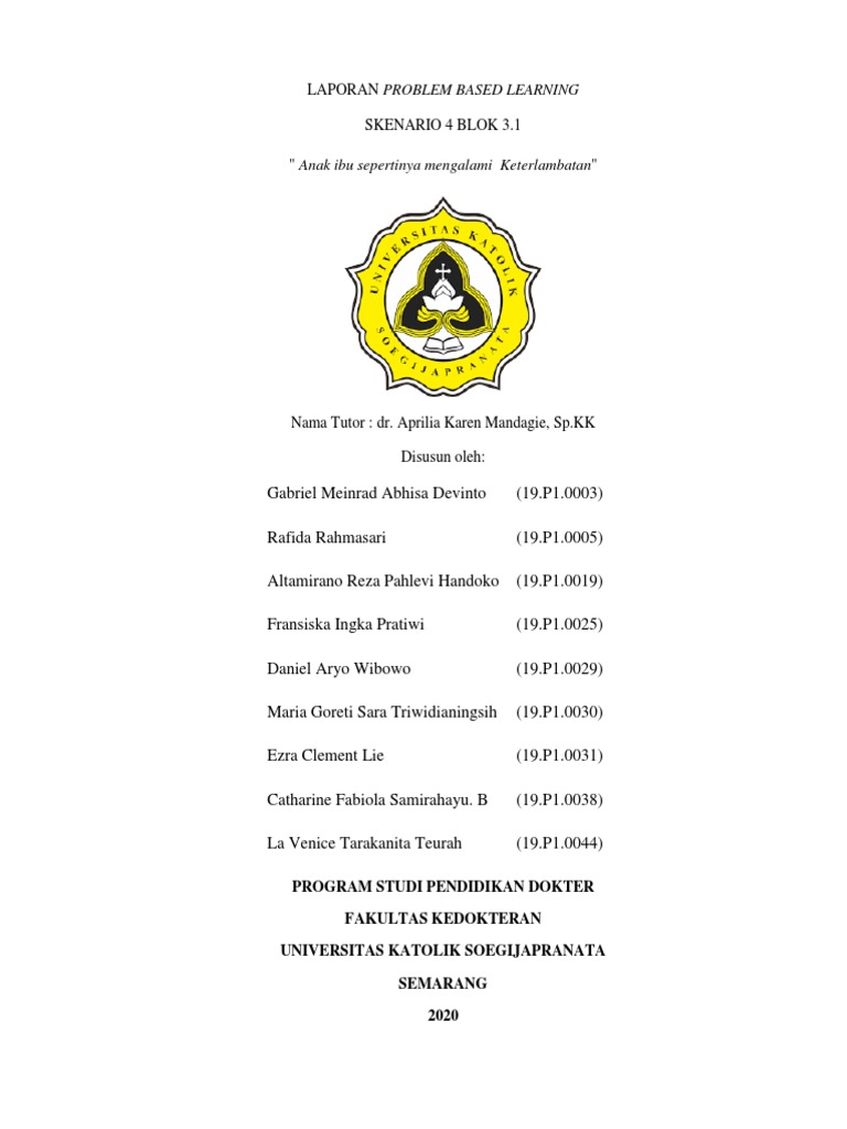 PBL Skenario 4 Blok 3.1 | PDF | Kesehatan Holistik