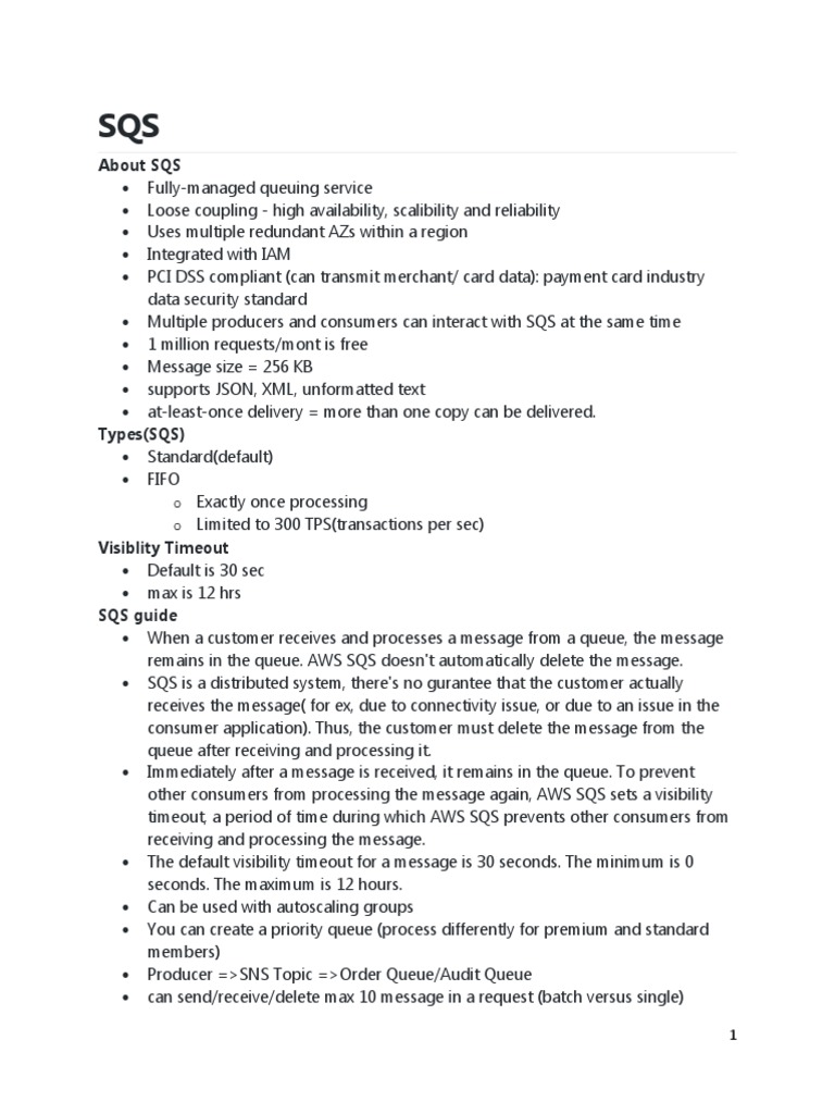 SQS Practice Questions | PDF | Amazon Web Services | Cloud Computing
