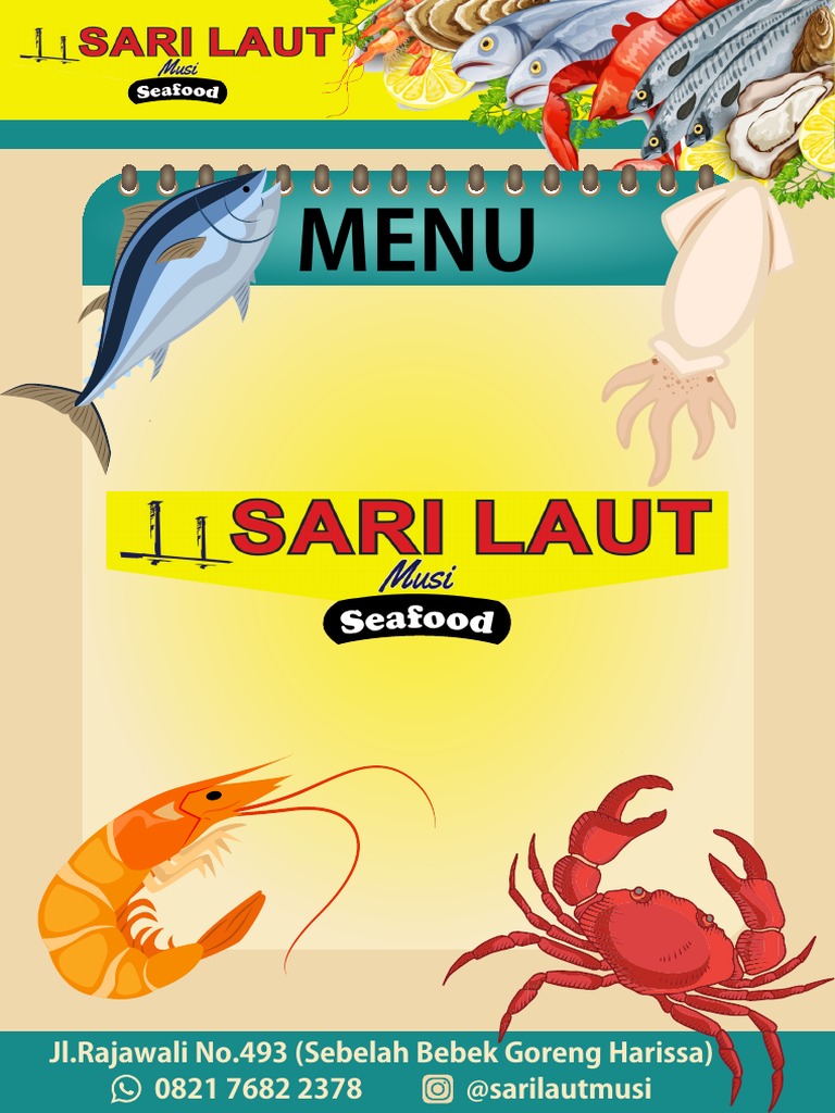 Menu Sari Laut dan Hidangan Lainnya | PDF