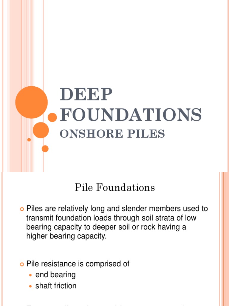 Deep Foundations | PDF | Deep Foundation | Foundation (Engineering)