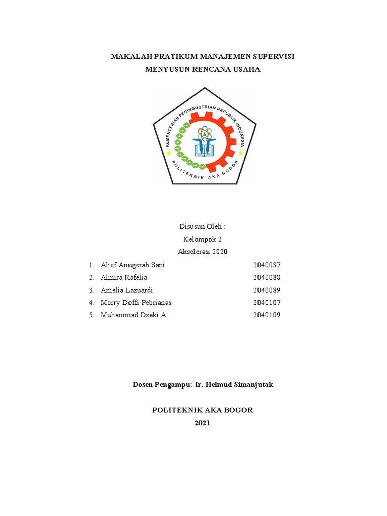 Makalah Kel 2 Proposal Usaha KWU | PDF