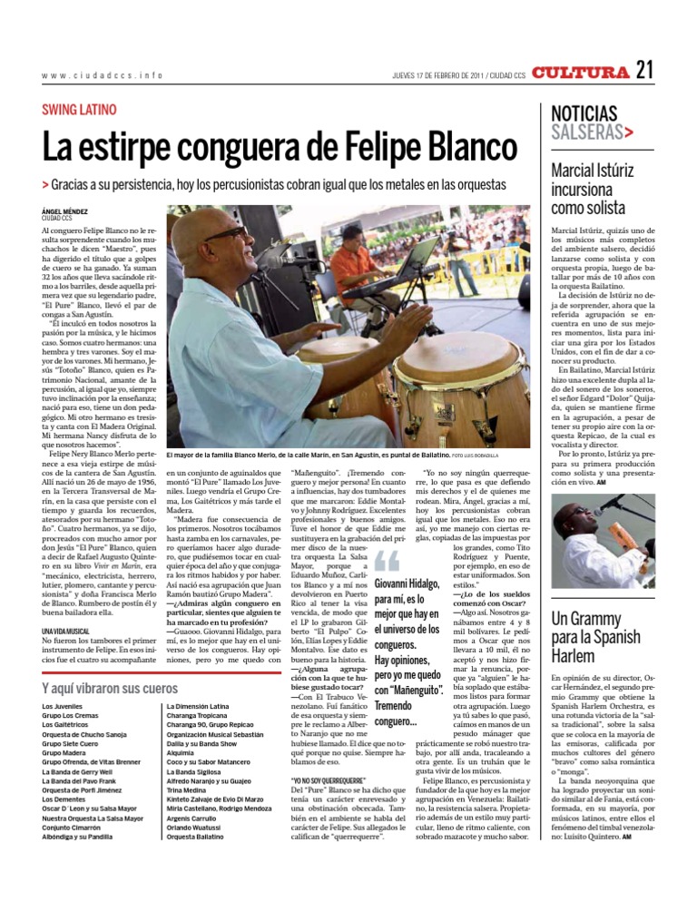 Felipe Blanco | PDF | Musica Latinoamericana | Musica centroamericana