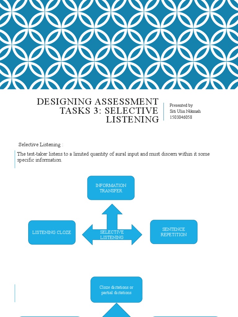 Designing Assessment Tasks 3 | PDF | Reading Comprehension ...