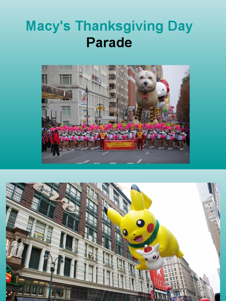 Macy's Thanksgiving Day Parade | PDF