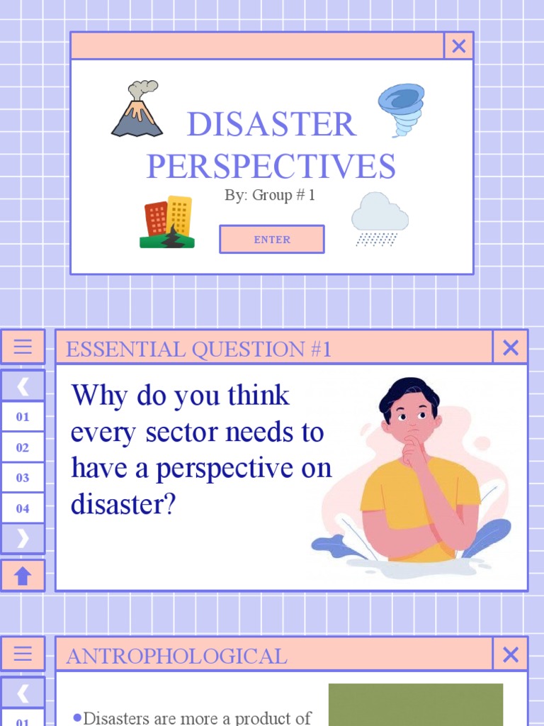 Disaster Perspectives | PDF | Anxiety | Human Nature