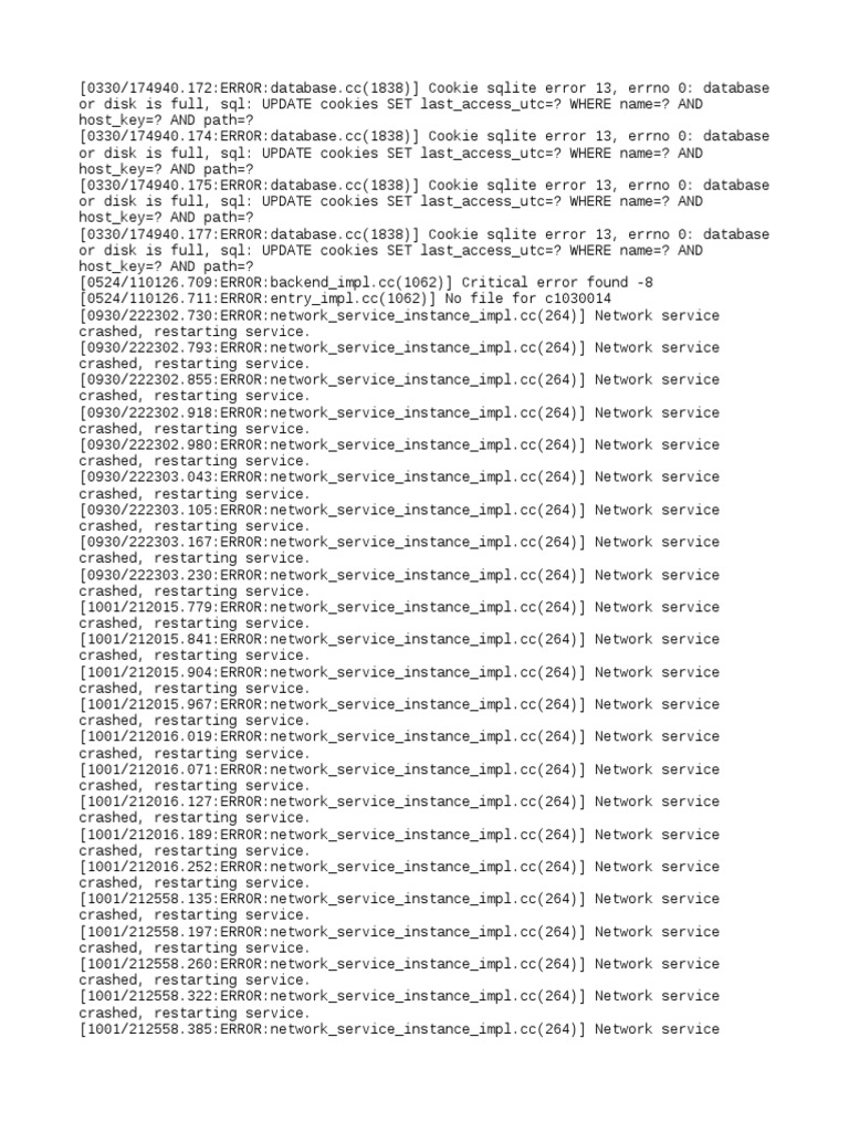 Cef Log | Download Free PDF | Transport Layer Security | Databases